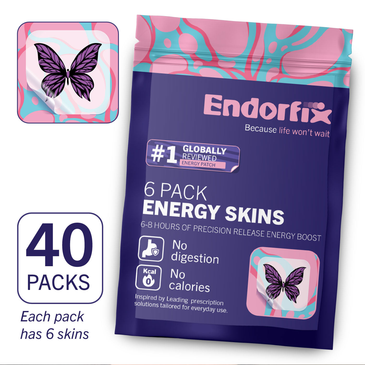 Butterfly Skin x 40 Pack