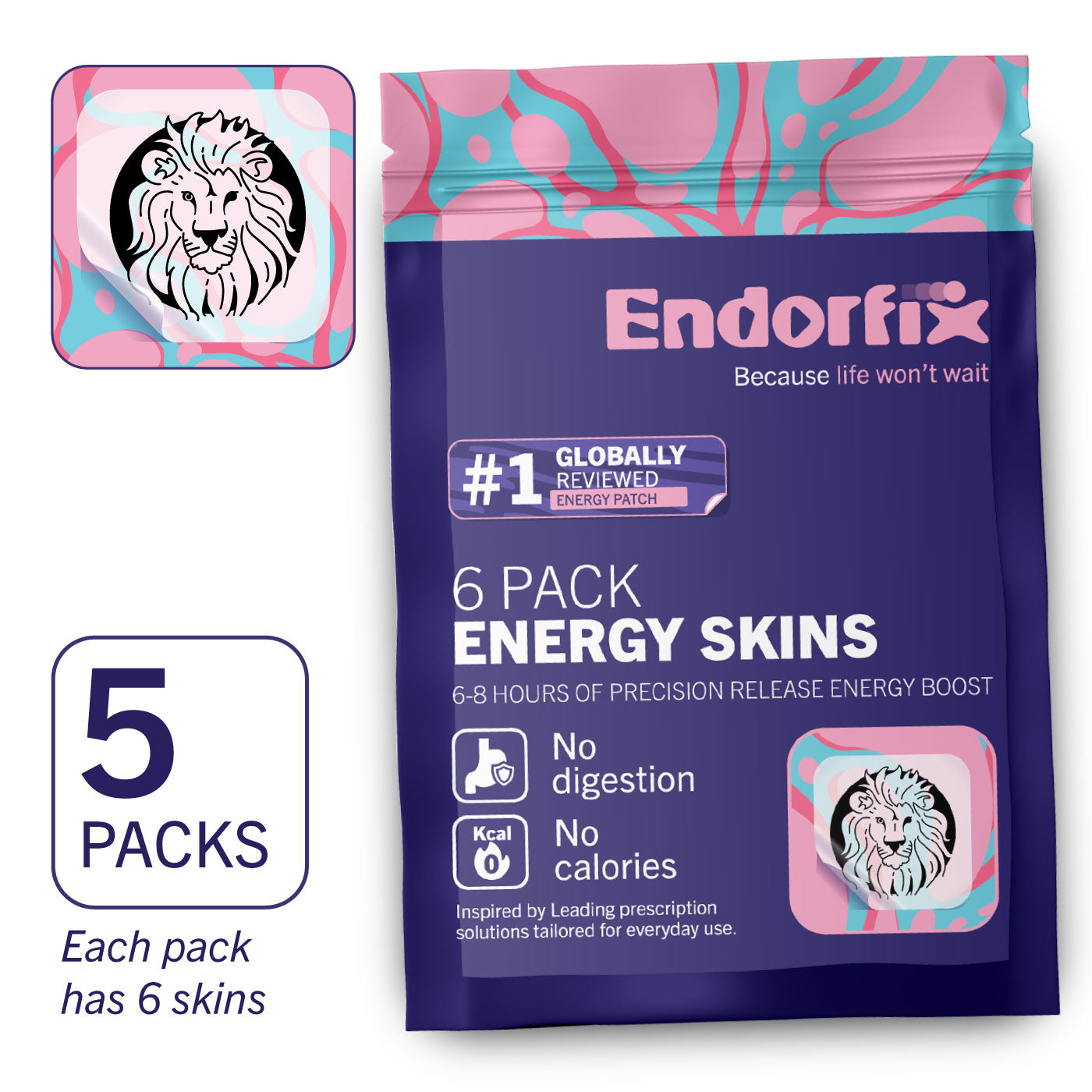 Lion Skin x 5 Pack